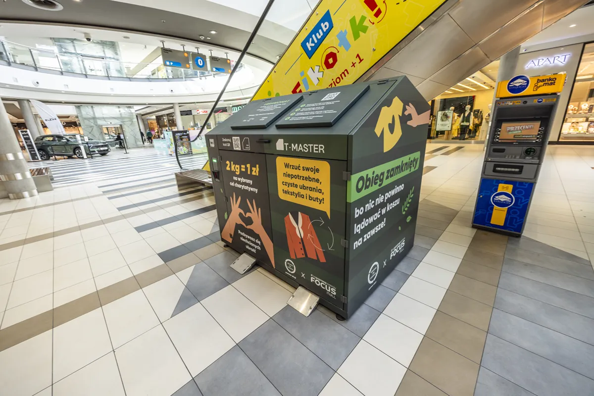 Drop&Go Textile - Innovative Solution for Conscious Recycling